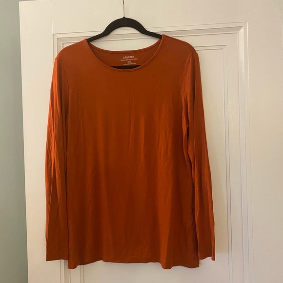 Chico's | Tops | Chico Brand Ultimate T Shirt Size 2 In Chico Size ...